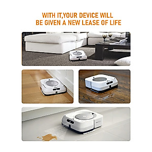 Temfanic10.8V 2200mAh Replacement Battery Compatible with iRobot Braava Jet M6 Series M612880/M612680/M614480 ABL-C Series 3INR 19/65 Vacuum Cleaner Li-Ion Battery