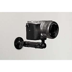Elgato Wall Mount - Horizontal Articulated Arm with 1/4 Inch Thread for Easy Mounting and Adjusting of Lights, Cameras, and Microphones, Perfect for Streaming, Videoconferencing, Studios,Black