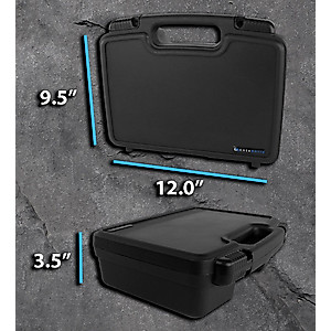 CASEMATIX Portable Recorder Case Compatible with Tascam Portacapture X8, DR-05x Dr-40x 22L 100MK 100MKiii 44WL Recorder, Mini Tripod, Adapter, Mic Windscreen and More - Customizable Hard Case Only