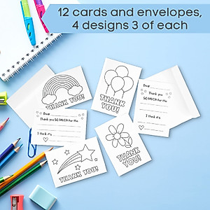 12 Kids Thank You Cards Fill in the Blank - Kids Fill in the Blank Thank You Cards for Kids - Birthday Thank You Cards Kids Birthday - Kids Thank You Notes Kids - Kids Fill in Thank You Cards Kids