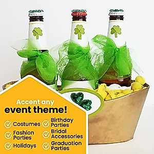 Expo International Decorative Matte Tulle Spool of 6 inch X 100 yards | Red