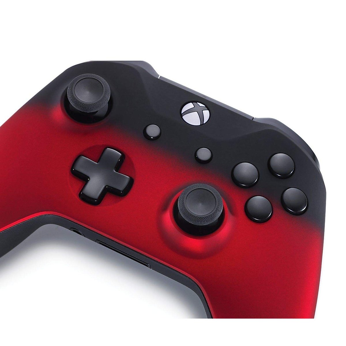 Shadow Red XB One S UN-MODDED Custom Controller (with 3.5 Jack)