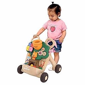 Disney Hooyay Winnie The Pooh Hunny-Pot Learning Walker, Baby Walker, Activity Early Learning Play Set for Babies and Toddlers