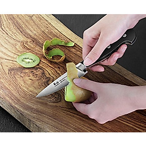 Cangshan V2 Series 1020427 German Steel Forged Paring Knife, 3.5-Inch Blade