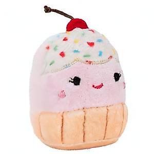 Squishville by Original Squishmallows Sweet Tooth Squad Plush - 2-Inch Bernice, Chanel, Cinnamon, Carmelita, Maya & Clara Plush - Toys for Kids