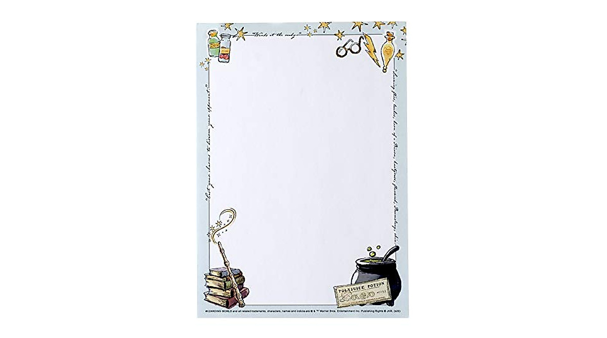 Harry Potter Notepad 5x7 - Magical Writing Paper & Collectible