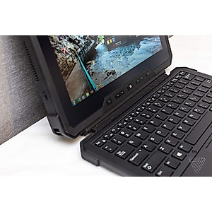 Dell Latitude Rugged 7202 Tablet 2 In 1 Laptop PC (Intel Core M-5Y71, 8GB Ram, 128GB SSD, Dual Camera, Thumb Security) Win 10 Pro Dual Battery (Renewed)