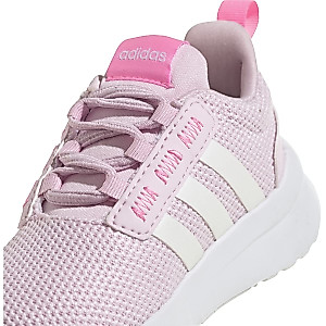 adidas Kids Racer TR21 Running Shoe, Clear Pink/Zero Metallic/Beam Pink, 7 US Unisex Toddler