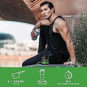 Optimum Nutrition Glutamine powder, unflavoured, 2.2 LB (1000 gram) 194 servings