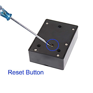 ETEKJOY RFID Electronic Cabinet Lock Hidden DIY for Wooden Cabinet Locker Drawer Cupboard (Black)