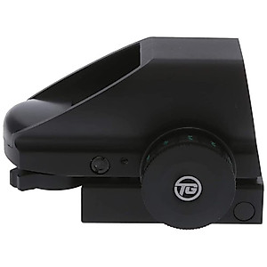 TruGlo TG-TG8380B TruBrite Multi Reticle Dual Color Red and Green Open Dot Hunting Tactical Sight with Weaver Mount System, Black