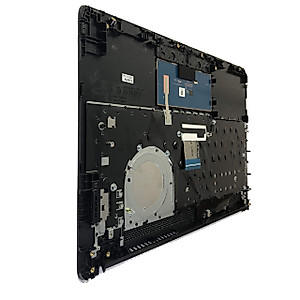 Replacement for HP 14-cm 14T-CM 14Z-CM 14-CK 14-ck 14-cm 14-dg 14q-cs 14q-cy Laptop Upper Case Palmrest Keyboard Assembly Part L23239-001 6070B1306301 Top Cover Black