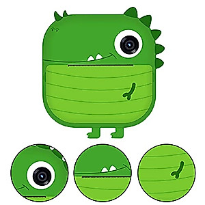 Kids Instant Print Camera | Mini Kids Camera with 2.4in HD Large Screen & Dual Lens - Kids Selfie Digital Camera Electronic Travel Game for Boys and Girls Birthday Gifts Huugy