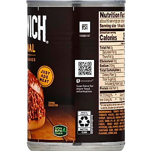 Manwich Original Sloppy Joe Sauce, Canned Sauce, 15 oz