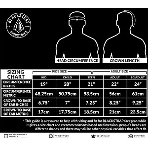 BLACKSTRAP Team Hood Balaclava Face Mask, Dual Layer Cold Weather Headwear for Men and Women, Black