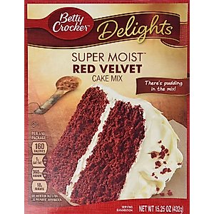 Betty Crocker Red Velvet Cake Mix 15.25Oz Per Box