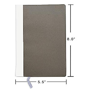 The Amazing Office Journal Refill - College Ruled - 5.5" x 8.2" (A5) Wide Ruled Refill Blank Paper | 5x8-200 pages | Travelers Notebook Refills for Refillable Journals Notebooks