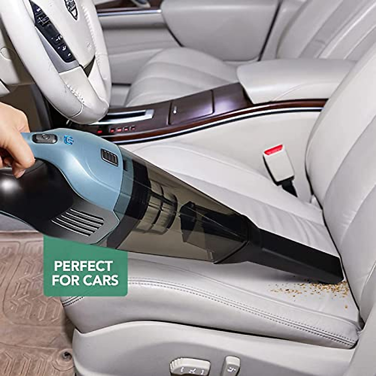 Nozaya Cordless Handheld Vacuum Cleaner - Lightweight Rechargeable Battery