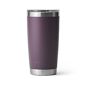 YETI Rambler 20 oz Tumbler, Stainless Steel, Vacuum Insulated with MagSlider Lid, Nordic Purple