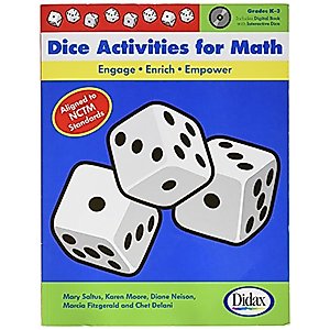 Didax Educational Resources 215295 Dice Activities for Math Book