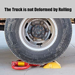 Parking Lock,Parking Barriers Lockable Metal Car Parking Lock Bezel,The Bezel and The Manual Parking Space-Saving,with Two Keys,As with a Reflecting Marker Bollard