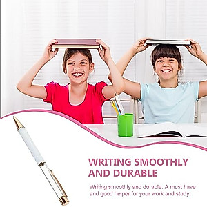 EXCEART Sublimation Blank Pens Stylus Pen Blank Heat Transfer Pen Sublimation Ballpoint Pen for Christmas DIY Office Stationery Supplies