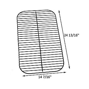 Zljiont Porcelain Steel Wire Backyard Grill Grate BY13-101-001-11 Char-Broil 7000 Series Cooking Grid Replacement Charbroil GG7024 GG7030 GG7232