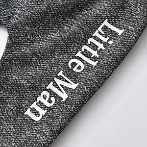 Kulcerry Infant Baby Boy Clothes New to The Crew Letter Print Long Sleeve Romper + Pants + Hat 3PCS Outfits Set（Black, 0-3 Months