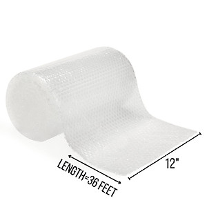 Mr. Pen- Bubble Cushioning Wrap Roll, 12 Inch X 36 Feet, Perforated Every 12", Bubble Wrap for Packing, Bubble Wrap Roll, Packing Bubble Wrap for Moving, Shipping Bubble Wrap, Bubble Pouches Roll