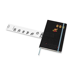 Moleskine Limited Edition Super Mario Notebook, Hard Cover, Large (5" x 8.25") Ruled/Lined, 240 Pages