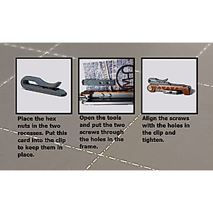 Armbar Pocket Clip, Grey and Black 2 Pack - Designs by JHW