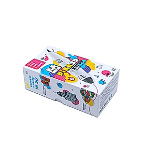 PIKA3D Super 3D Printing Pen - Includes 3D Pen, 4 Colors of PLA Filament Refill with Stencil Guide and User Manual