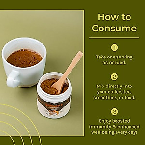 Naturealm - Sacred 7 Mushroom Extract Powder - Filler-Free - Organic - 100 Percent Fruiting Bodies - 8 Oz