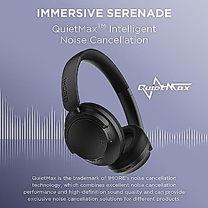 1MORE SonoFlow SE Active Noise Cancelling Wireless Headphones, Over Ear Bluetooth Headphones with DLC Dynamic Driver, 70H Playtime, Clear Calls, Custom EQ via app