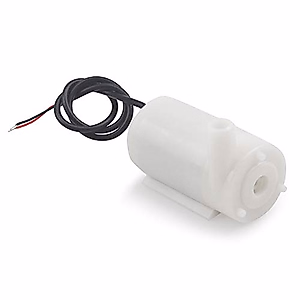 WayinTop 3pcs Mini Water Pump DC 3V 5V Micro Submersible Motor Pump + 3M Clear Vinyl Tubing Flexible PVC Tubing for Fish Tank Fountain Aquarium Garden Plant Flower