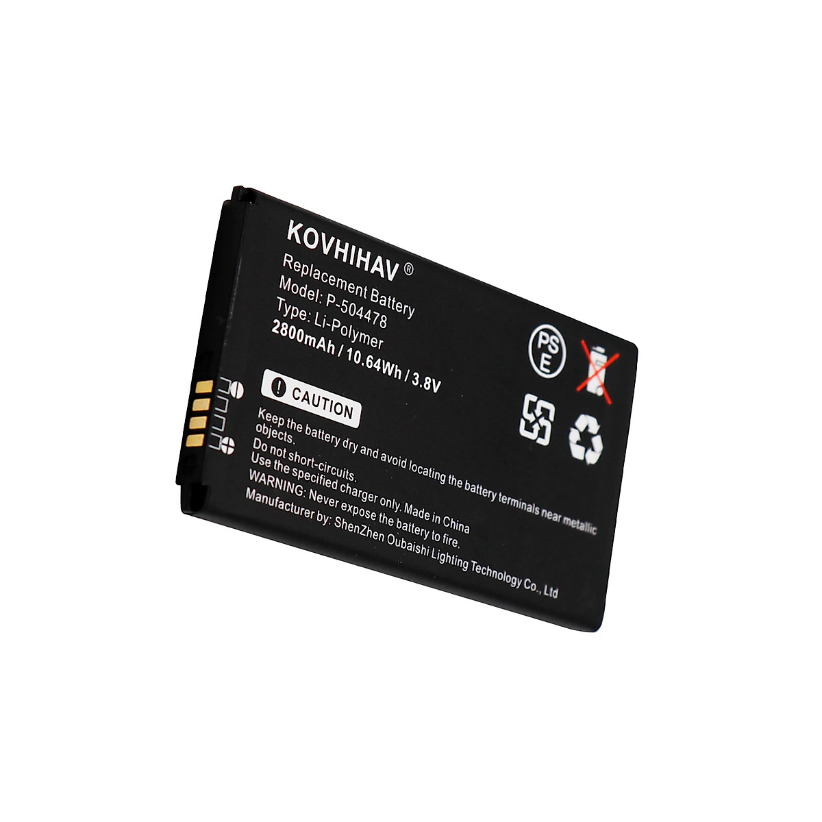 Replacement Battery for ADT Command Secondary Color Touchscreen Keypad,fits P-504478 2800mAh 3.8V