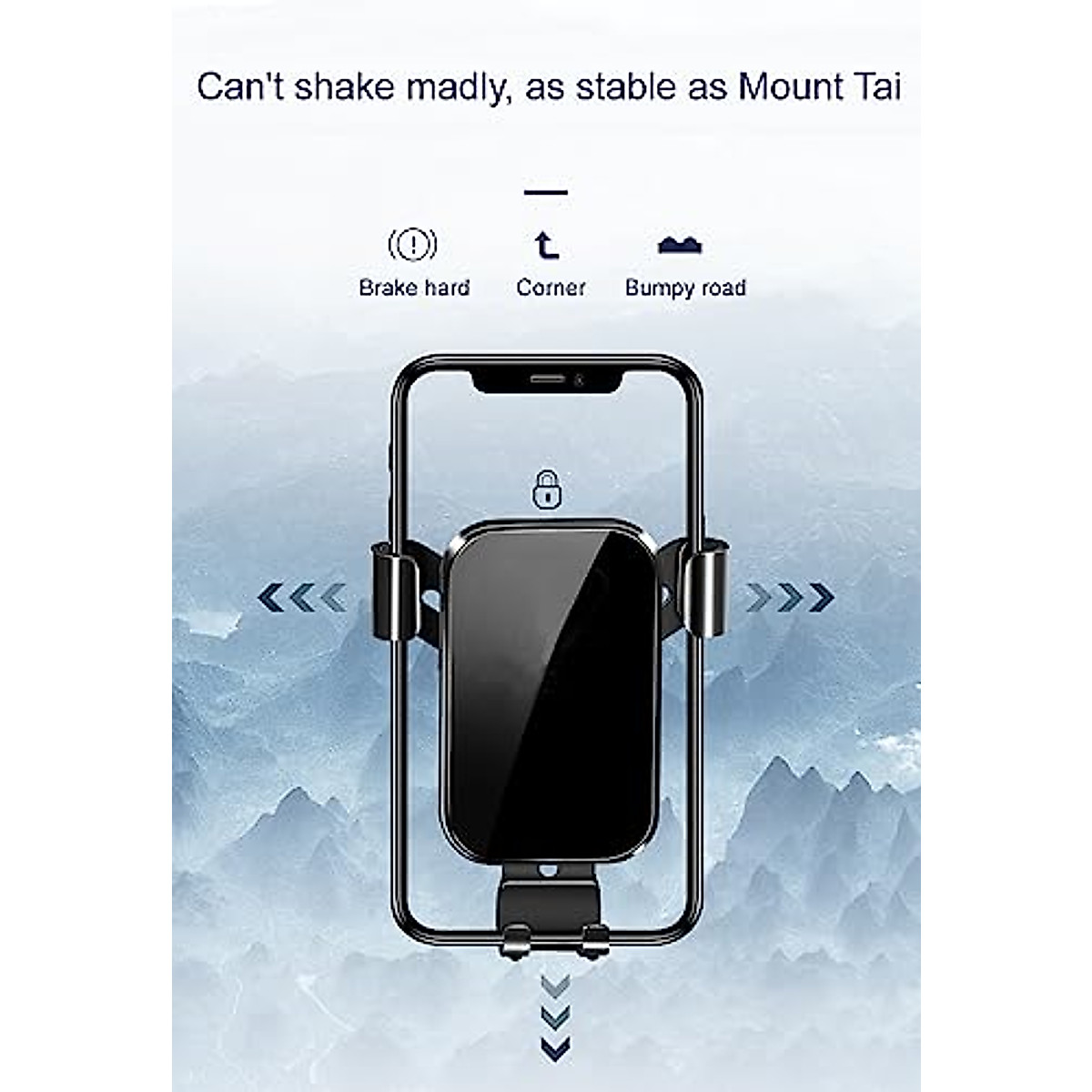 SDTHMY Car Phone Holder Compatible with Volvo XC40 XC60 XC90 Mobile Phone Stand Navigation Brackets air Conditioning Vents Interior Accessories 2018 2019 2020 2021 2022 2023 (for 2019-2023 S60)