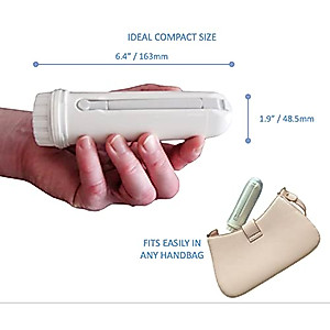 bidetmaster Portable Travel Bidet, 2 Pressure Options, Automatic Electric Bidet for Women & for Men, Personal Hygiene Cleaning, or Soothing Postpartum/Surgery and Care