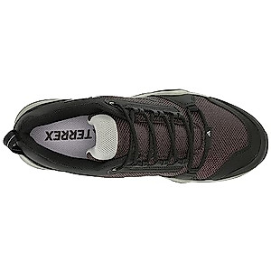 adidas Women's Terrex AX3 Sneaker, DGH Solid Grey/Core Black/Purple Tint, 8