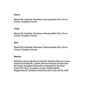 Chap-Ice® | 12-Count Assorted Mini Lip Balm Pack & 1 Lip Balm Keychain with Swivel Clip | Made in USA | 4 Flavors - Cherry, Citrus Orange, Kiwi Lime, & Beeswax (0.10oz/3g Each)