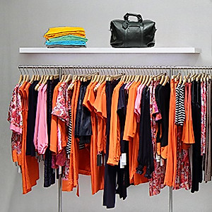 InPlace Shelving 9084672 60 in W x 7.75 in D x 1.25 in H Slimline Floating Wall Shelf with Invisible Brackets, White