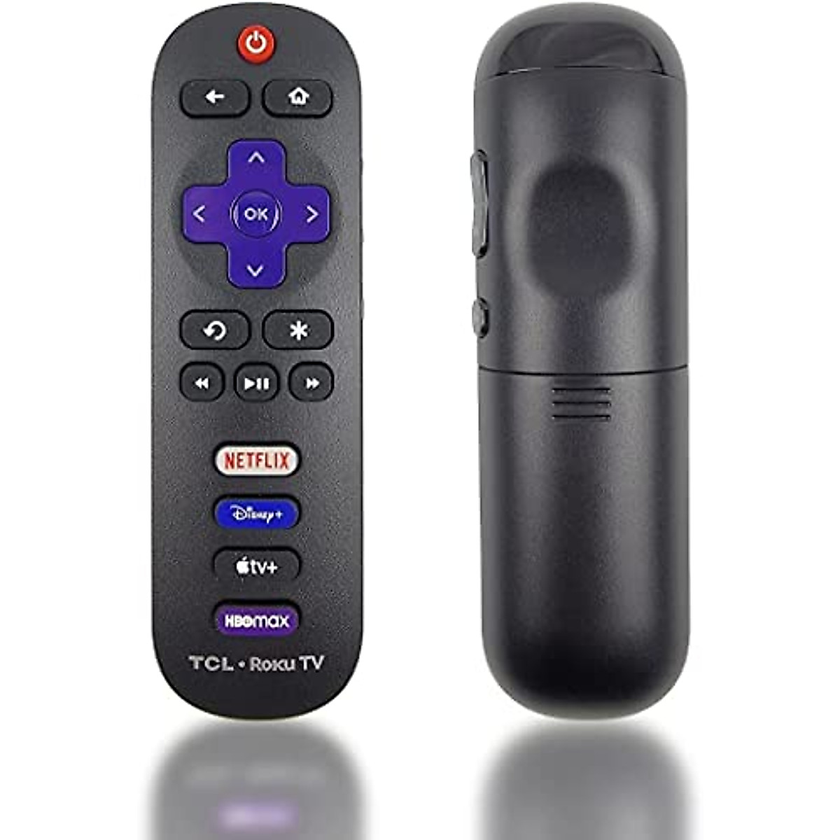 OEM Replacement Remote Control Compatible with All TCL Roku Smart TVs【Only Works with TCL Roku TV, Not for Roku Stick and Roku Box】 (Netflix/Disney Plus/Apple TV+ / HBO Max)