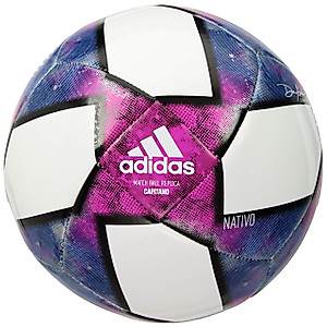 adidas MLS Capitano Soccer Ball White/Black/Purple 3
