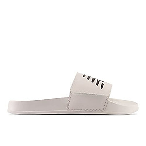 New Balance Unisex DynaSoft 200 V2 Adjustable Slide Sandal, White/Black, 6.5 XX-Wide US Women