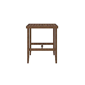 Cosco Outdoor Living 88467QDBE Cosco Outdoor Furniture Bar Table, Brown