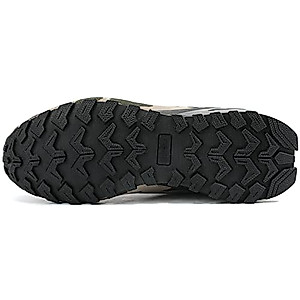 Kricely Men's Trail Running Shoes Fashion Hiking Sneakers Lightweight Tennis Cross Training Shoe Camouflage Non-Slip Walking Footwear Size 9.5