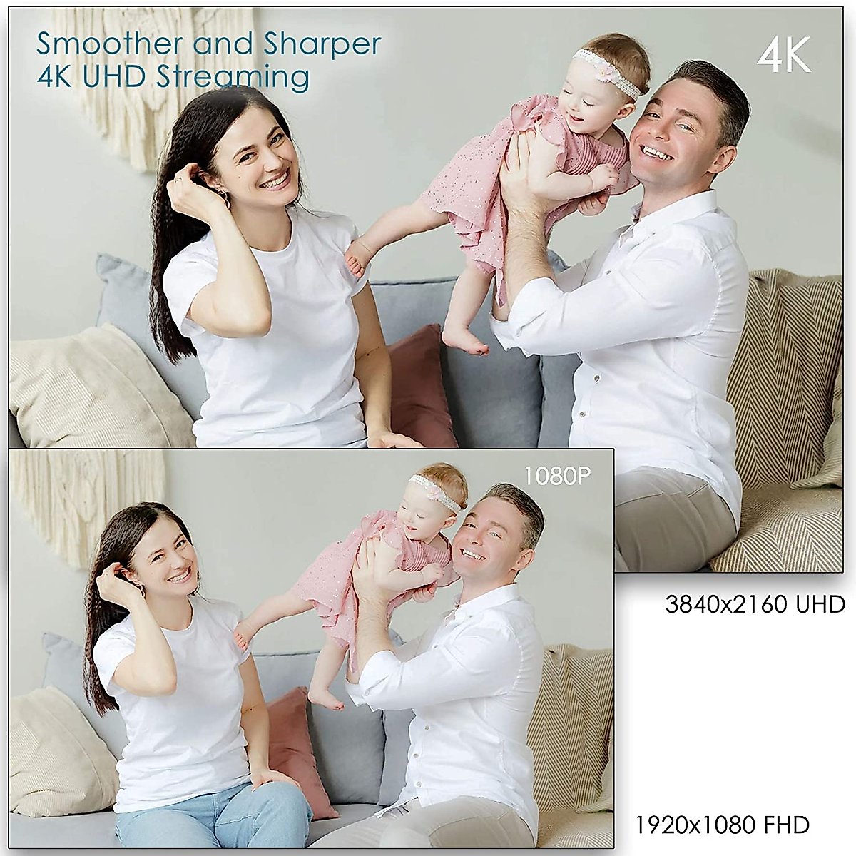 Nano shield 𝐒𝐀𝐕𝐄 𝟔𝟎% 4K Webcam with Noise Cancelling Mic, Full HD Web Camera Wide Screen Video Calling Recording Game Streaming for Mac OS X Win 10 8 7 Vista XP (4K)
