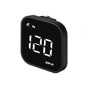 Head Up Display Car Universal Digital GPS Speedometer with Speed MPH, Compass Driving Direction, Fatigue Driving Reminder, Overspeed Alarm Trip Meter, for All Vehicle iKiKin G4S