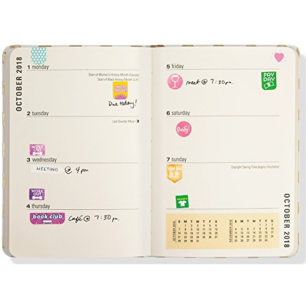 Peter Pauper Press Essentials Weekly Planner Stickers (Set Of 575 Stickers)