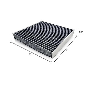 1 PACK QTC155 CABIN AIR FILTER for volvo S60(2019-2022), S90(2017-2022), V60(2019-2022), V60 CROSS COUNTRY(2020-2022), V90(2018-2021), V90 CROSS COUNTRY(2017-2022), XC60(2019-2022), XC90(2016-2022)